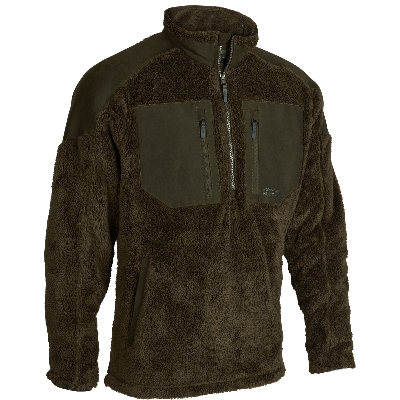 HJORT Fleece Jacket - Dark Green